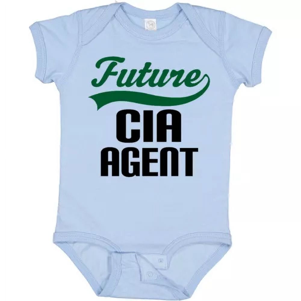 Bella Canvas Future CIA Agent Childs Gift Baby Spy Secret Job ...