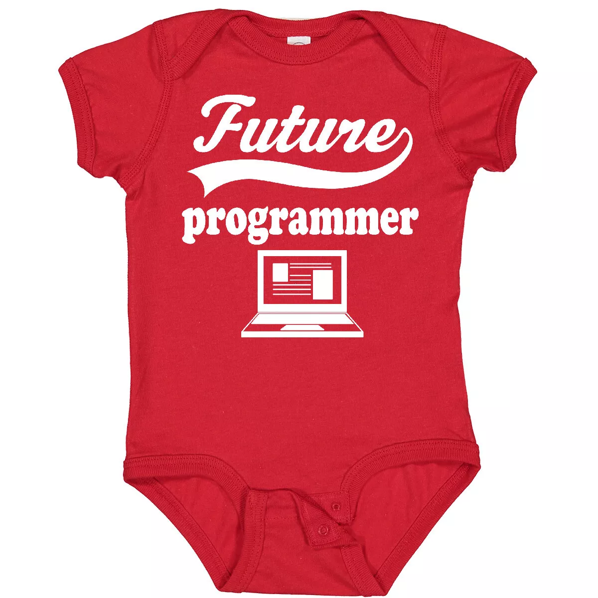 Bella Canvas Future Computer Programmer Shirt Childs Job Baby Bodysuit ...