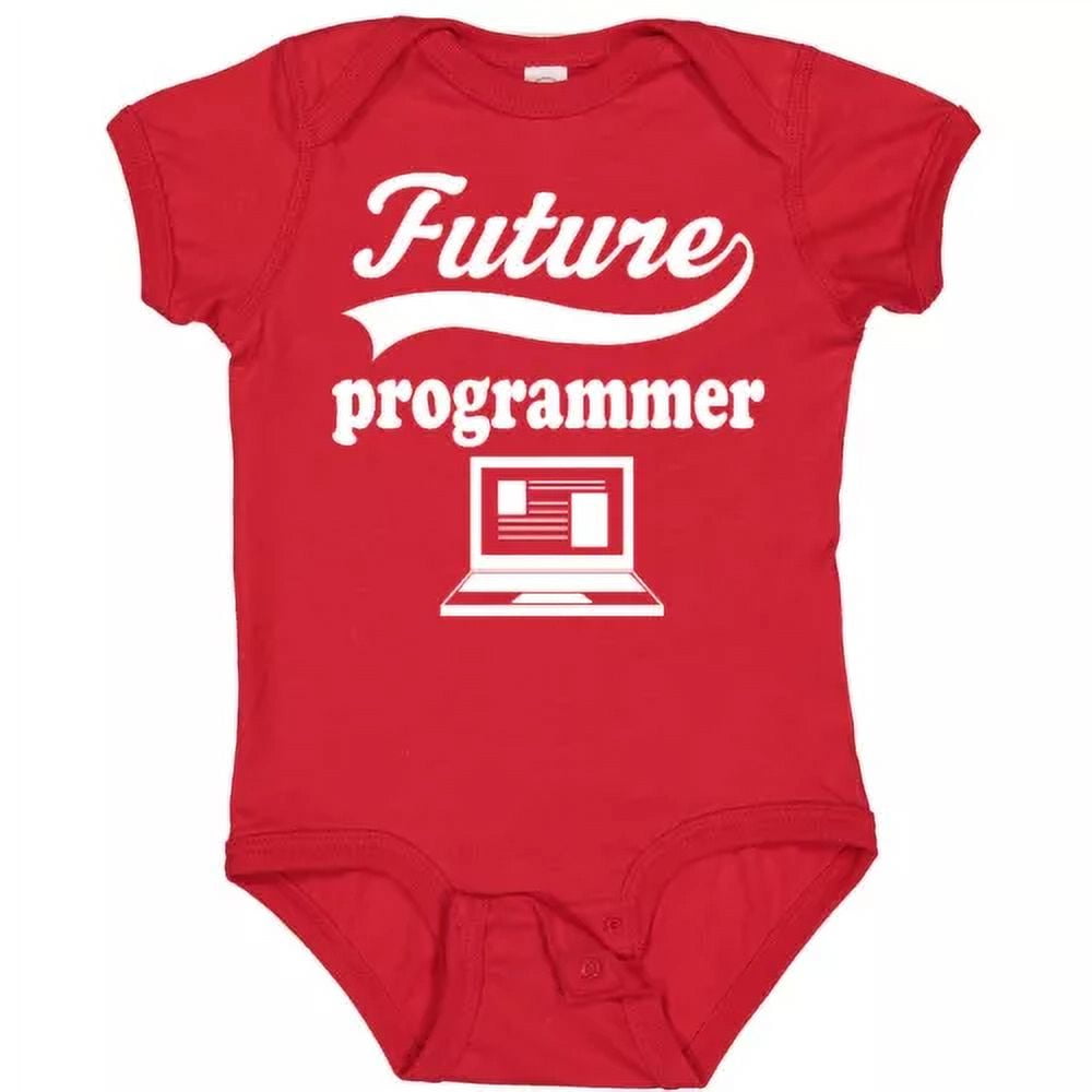Bella Canvas Future Computer Programmer Shirt Childs Job Baby Programming Bodysuit - Walmart.com