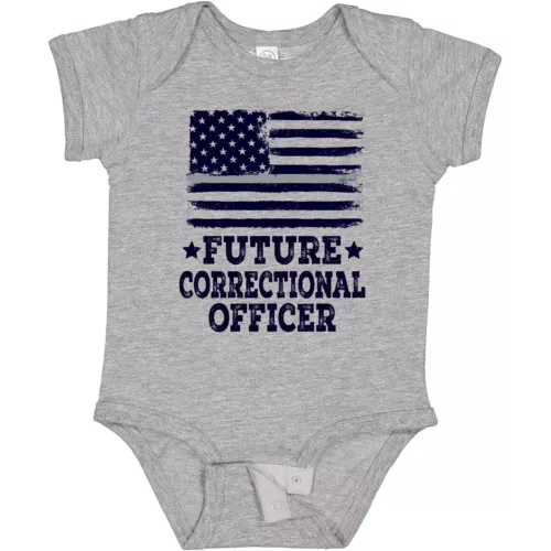 Bella Canvas Future Correctional Officer Baby Bodysuit Law Enforcement ...