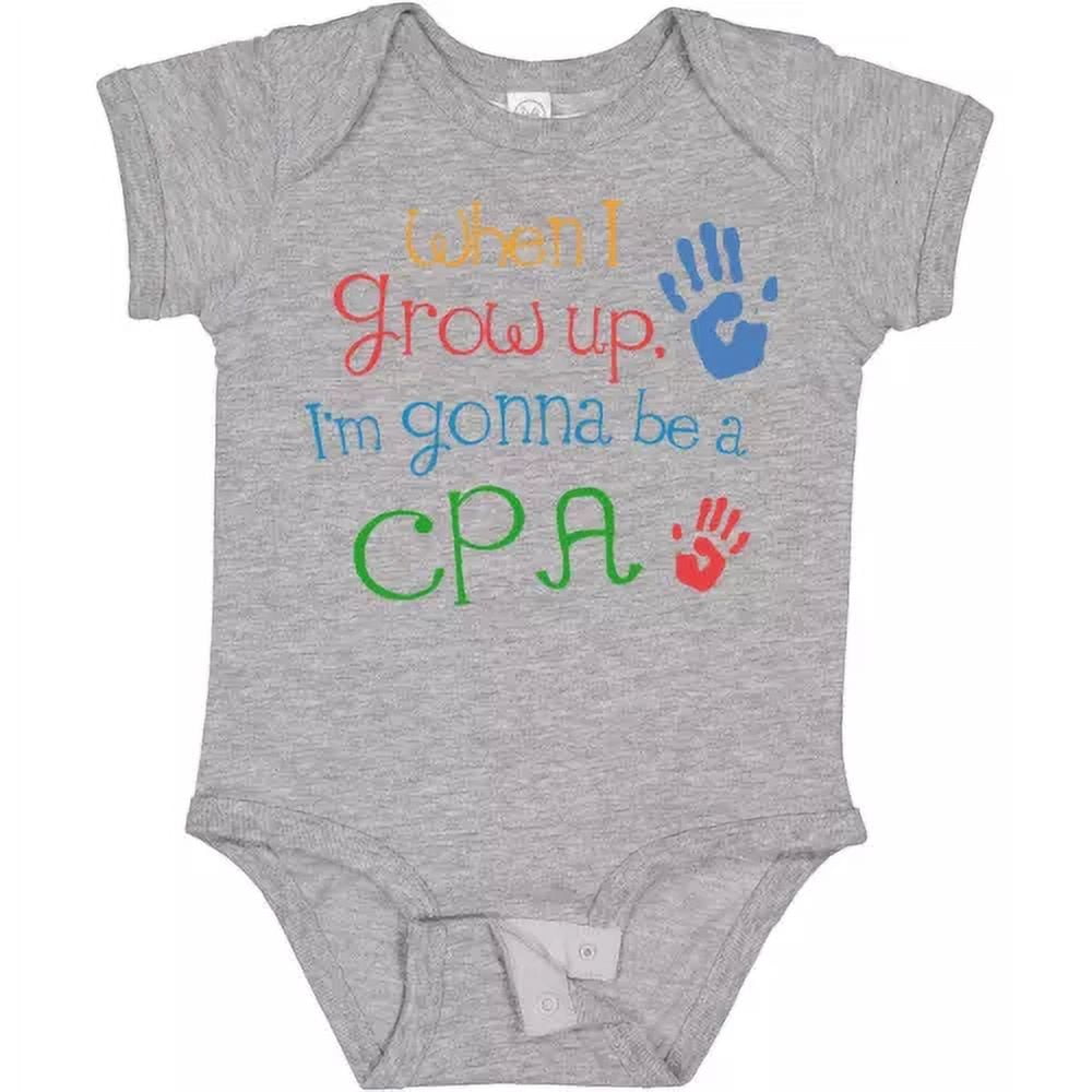 Bella Canvas Future Cpa Accountant Baby Bodysuit Certified Public ...