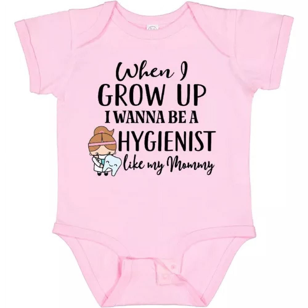 Bella Canvas Future Dental Hygienist Like Mommy Baby Bodysuit Mom One-piece Infant Bodysuit ...