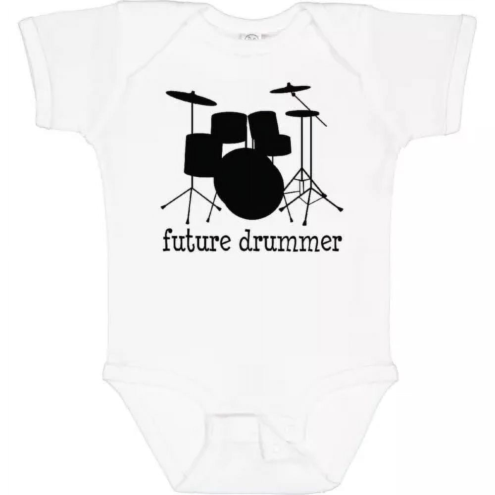 Bella Canvas Future Drummer Baby Bodysuit Drum Set Percussionist Drums ...