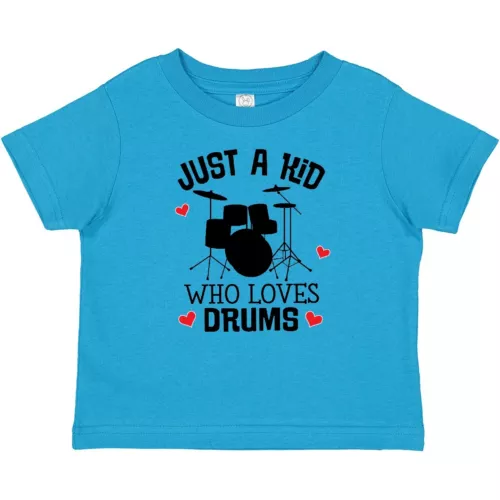 Bella Canvas Future Drummer Kid Loves Drums Baby Toddler Shirt Musician ...