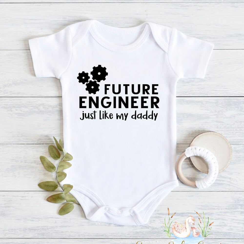 Bella Canvas with Future Engineer Baby, Cute Future Engineer Like Daddy ...