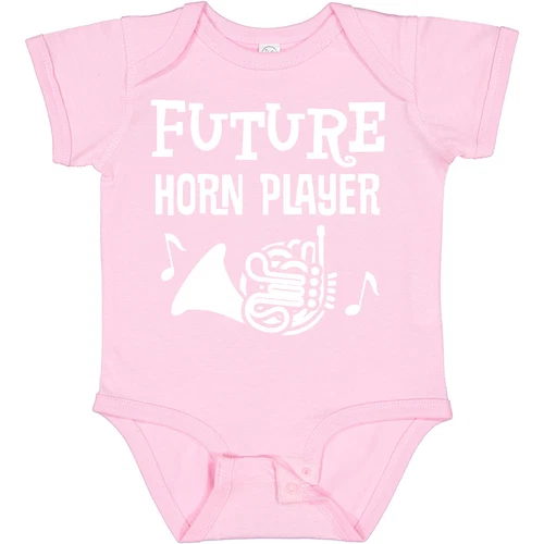 Bella Canvas Future French Horn Player Childs Music Gift Infant Creeper ...