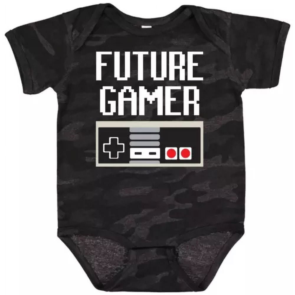 Bella Canvas Future Gamer. Baby Geek Funny Humor Hobby Video Games ...