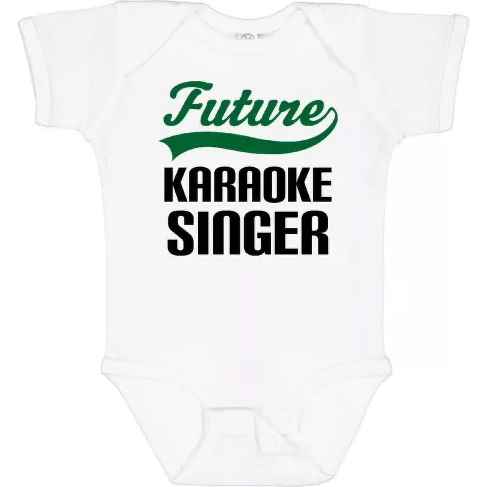 Bella Canvas Future Karaoke Singer Baby Singing Cute One-piece Infant ...