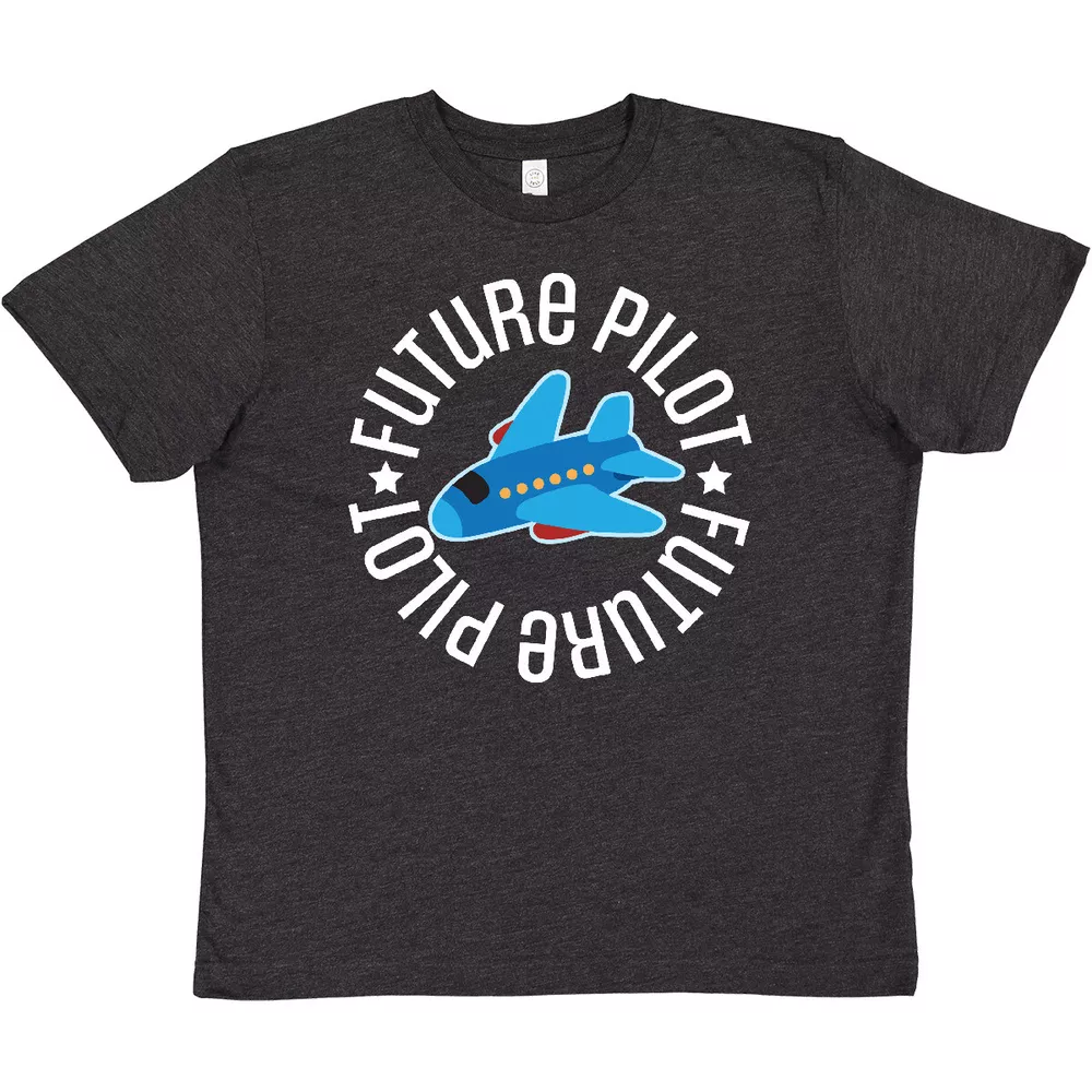 Bella Canvas Future Pilot Boys Airplane Flying Jet Plane Childs Kids ...