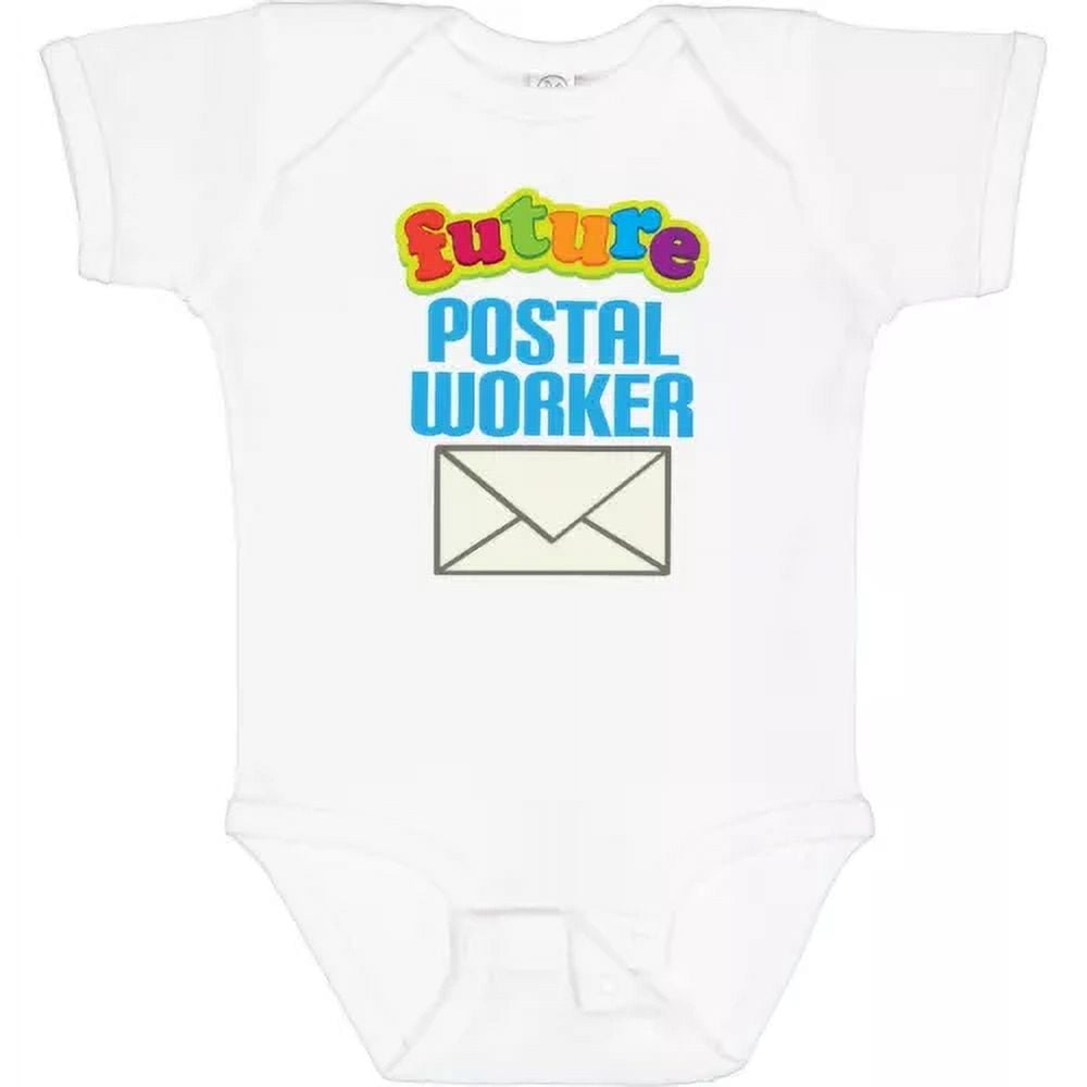 Bella Canvas Future Postal Worker Mail Baby Mailman Apparel One-piece ...