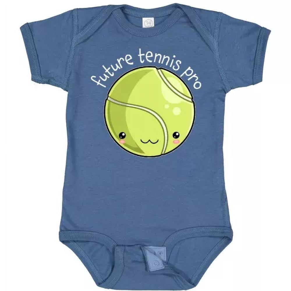 Bella Canvas Future Tennis Pro- Cute Tennis Ball Baby Sports Star Match ...
