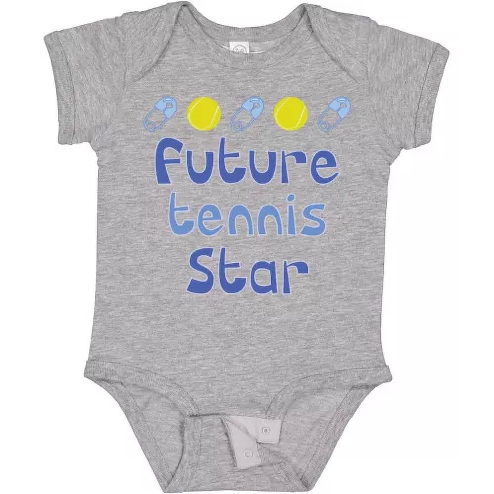Bella Canvas Future Tennis Star Baby Boy Baby Sports Cute One-piece ...
