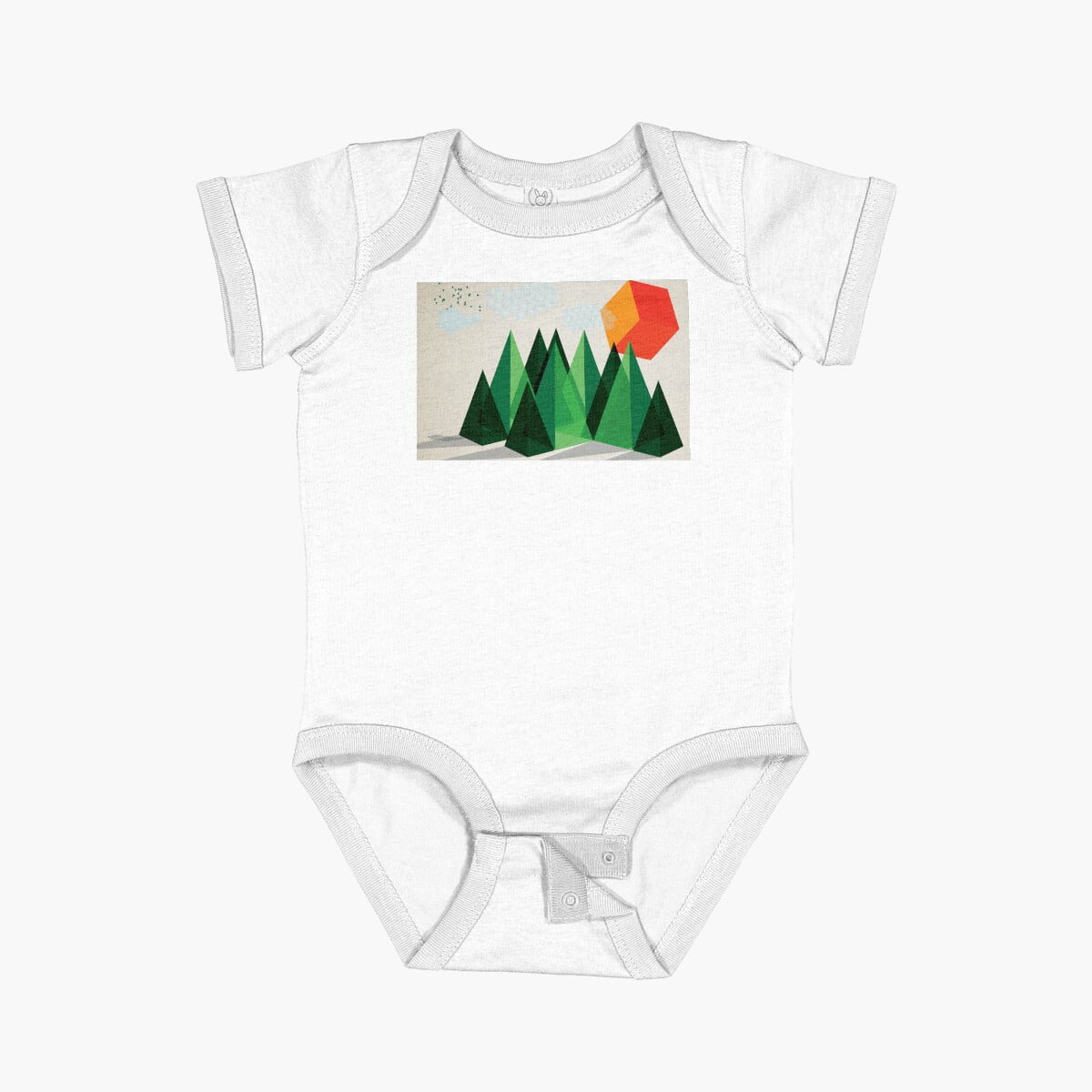 Bella Canvas Geo-Graphic Short Sleeve Baby One-Piece Newborn Gender ...