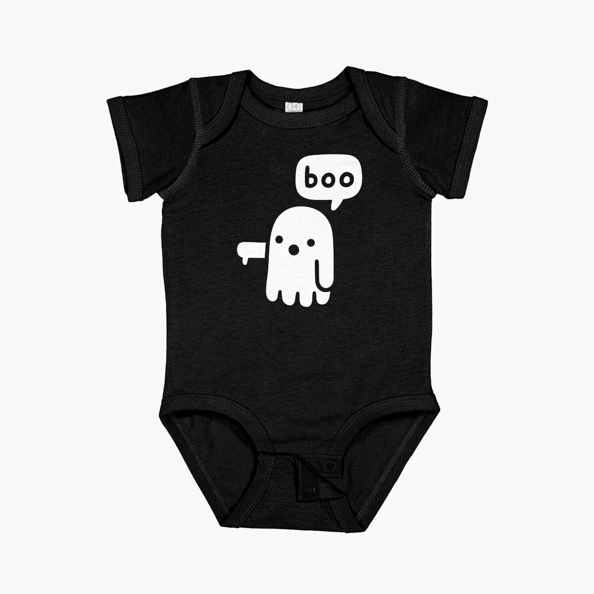 Bella Canvas Ghost Of Disapproval Short Sleeve Baby One-Piece Newborn ...