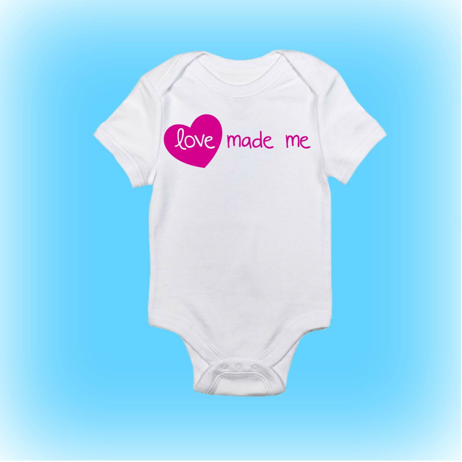 Bella Canvas with Gift For New Baby - Love Made Me - Cute - Baby Shower Idea - - Baby Boy - Baby ...