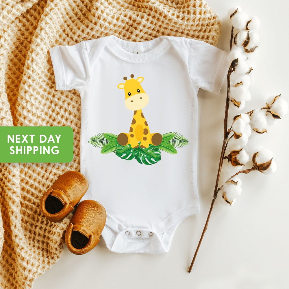 Bella Canvas Giraffe For Baby, Giraffe Baby, Giraffe Baby Clothes ...