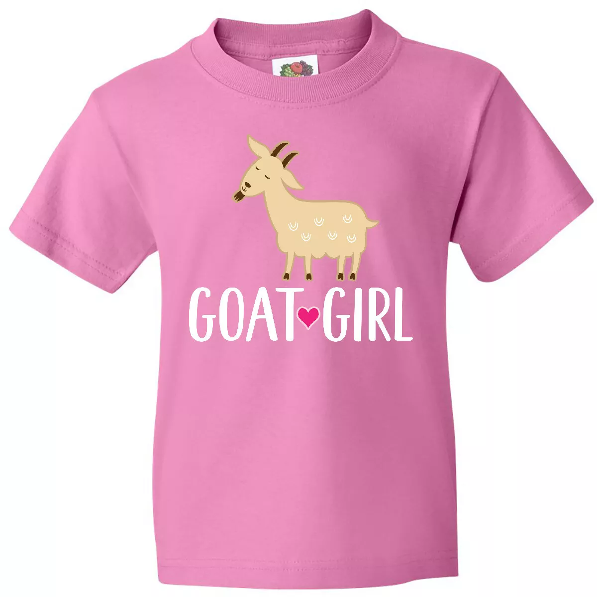 Bella Canvas Goat Girl Farm Animal Toddler T-Shirt Girls Childs Animals ...