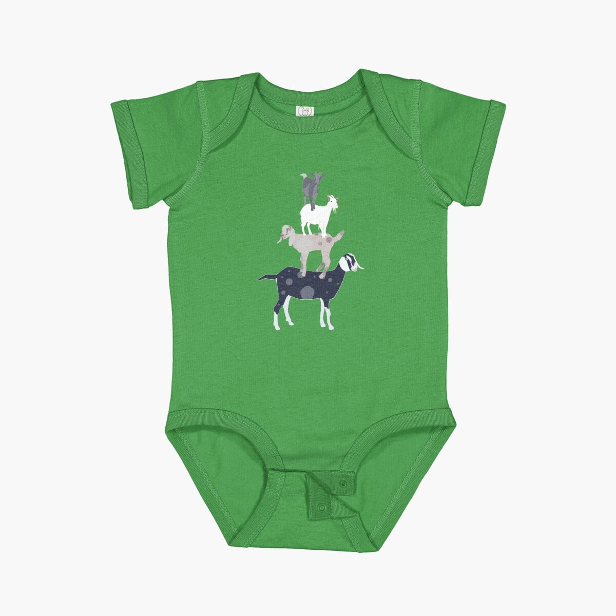 Bella Canvas Goat Stack Short Sleeve Baby One-Piece Newborn Gender ...