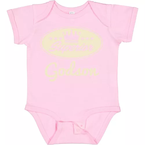 Bella Canvas Godson Vintage Superior Baby From Godparents Retro Crown ...