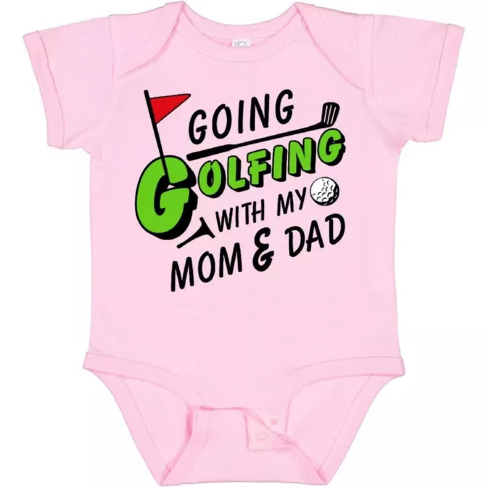 Bella Canvas Going Golfing With My Mom And Dad- Kids Golf Baby Sports ...