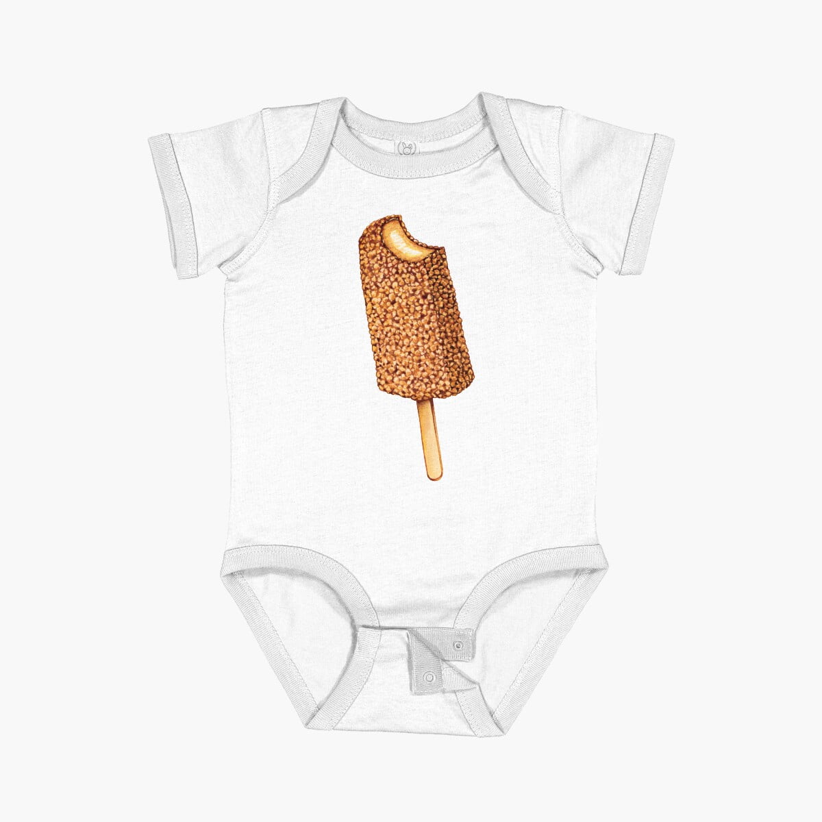 Bella Canvas Golden Gaytime Pattern Short Sleeve Baby One-Piece Newborn ...