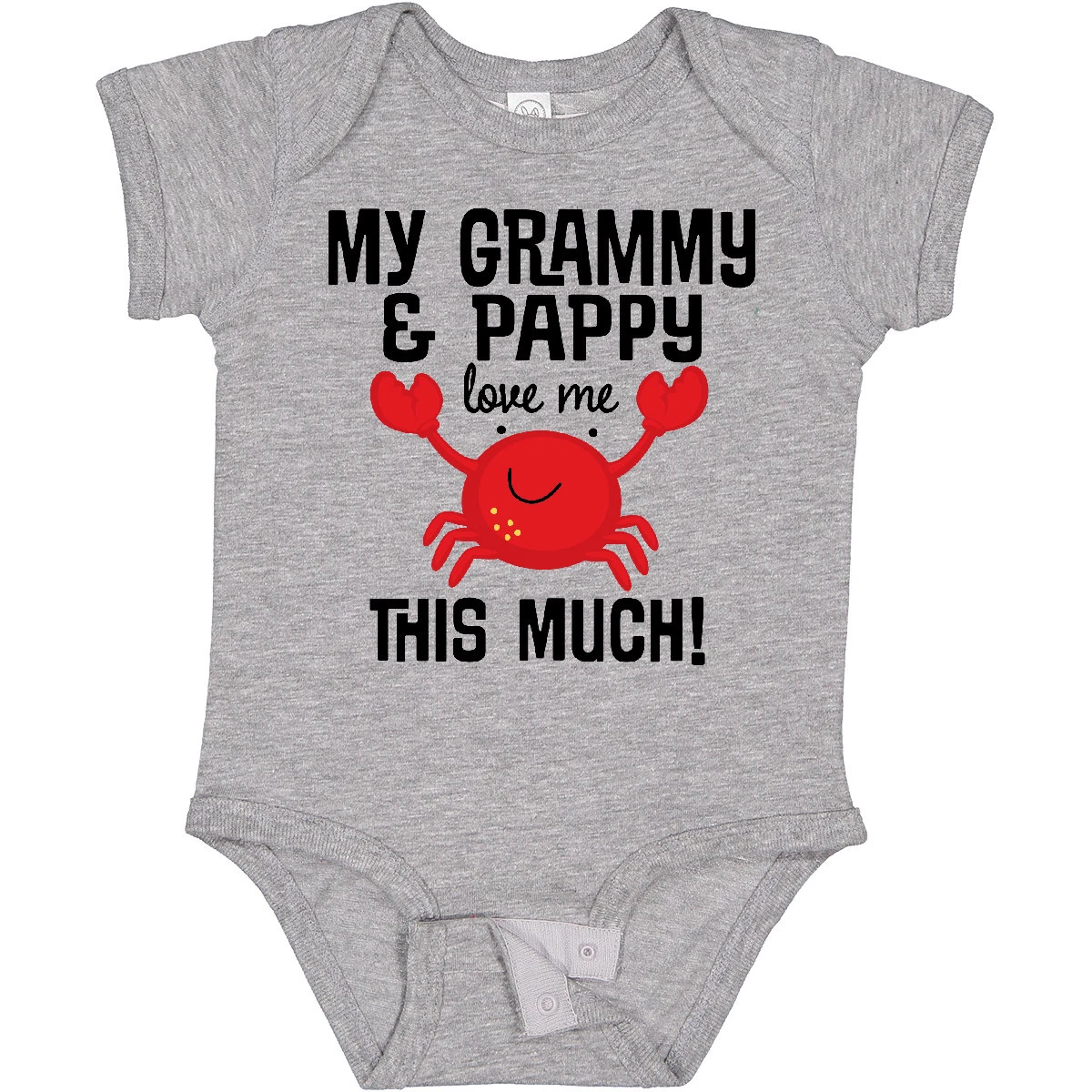 Bella Canvas Grammy And Pappy Love Me Outfit Infant Creeper Grandchild Childs Hws Baby Bodysuit ...