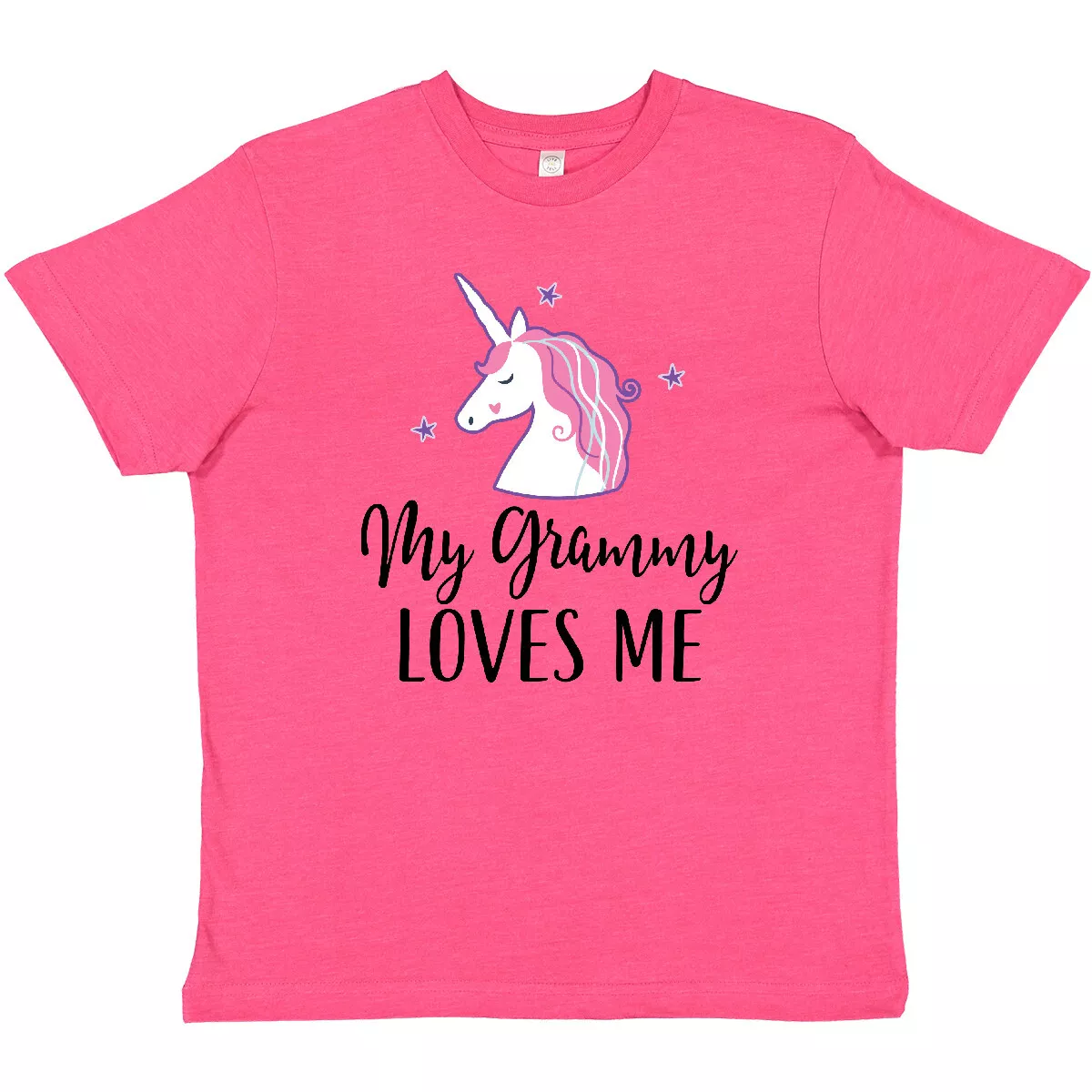 Bella Canvas Grammy Loves Me Unicorn Girls Toddler T-Shirt Gift Outfit Cute Grandkids - Walmart.com