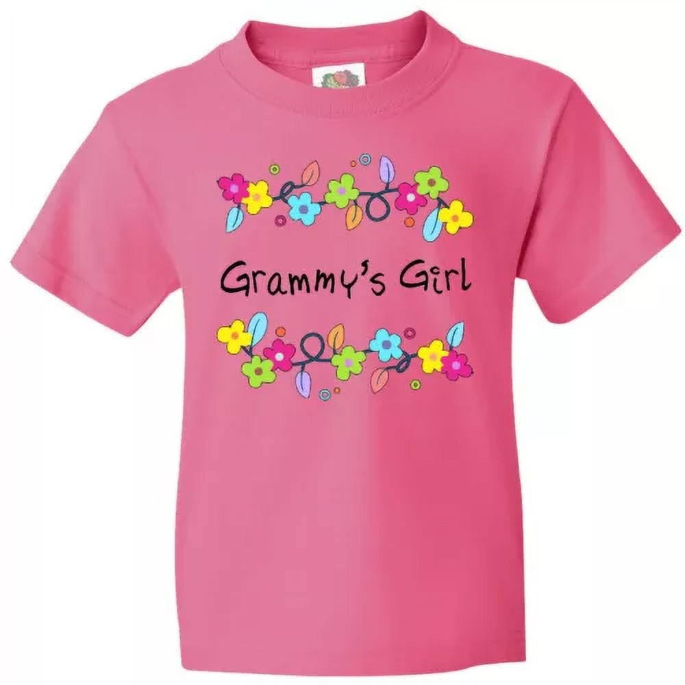 Bella Canvas Grammys Girl- Bright Flowers Family Grandma Grammy Gran ...