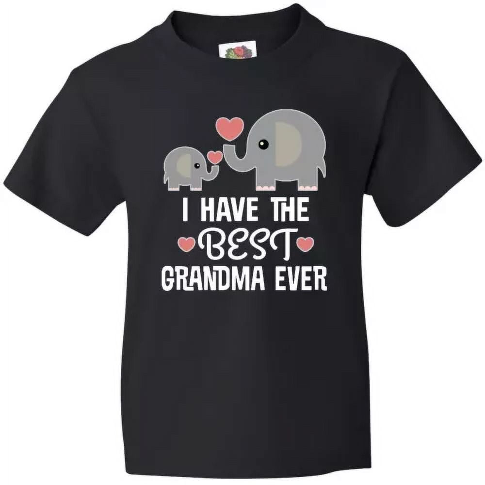 Bella Canvas Grandchild Best Grandma Ever Grandson Elephant Cute Boys Toddler Shirt - Walmart.com