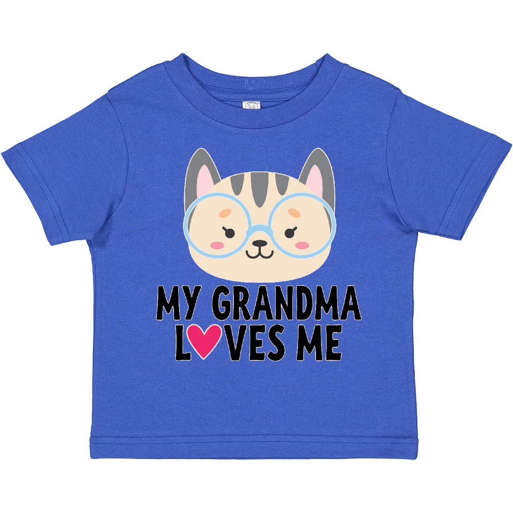 Bella Canvas Grandma Loves Me Outfit Toddler Shirt Grandkids Girl Childs Clothing Toddler Shirt ...