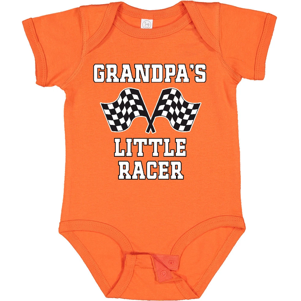 Bella Canvas Grandpa Little Racer Car Racing Baby Bodysuit Grandpas ...