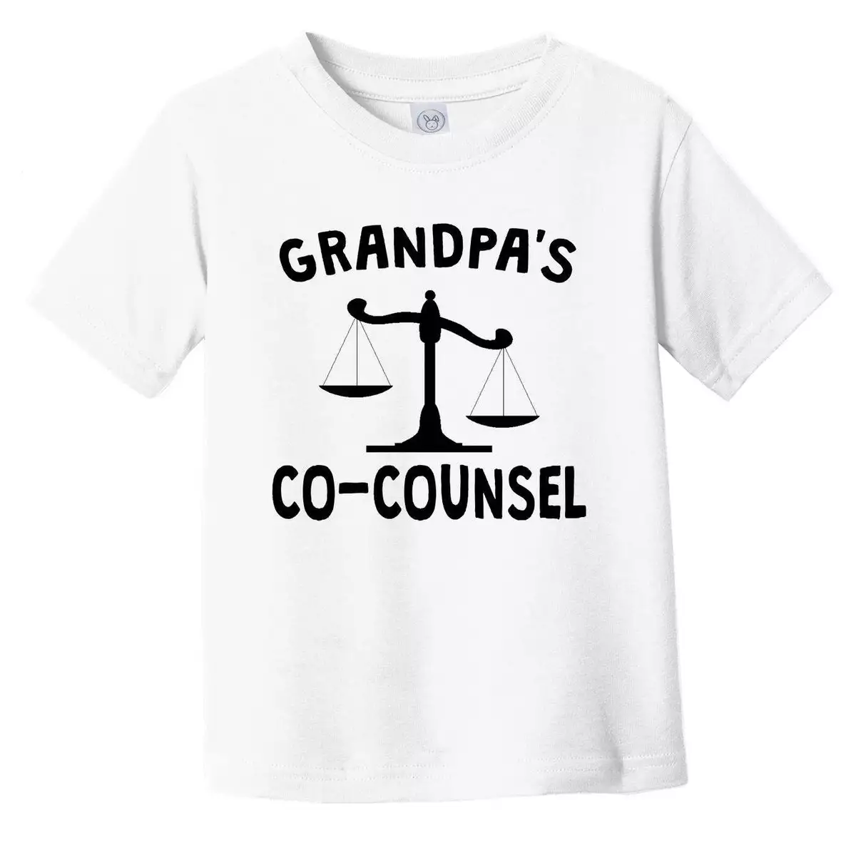 Bella Canvas Grandpa's Co-Counsel Funny Toddler For Grandchild Of ...
