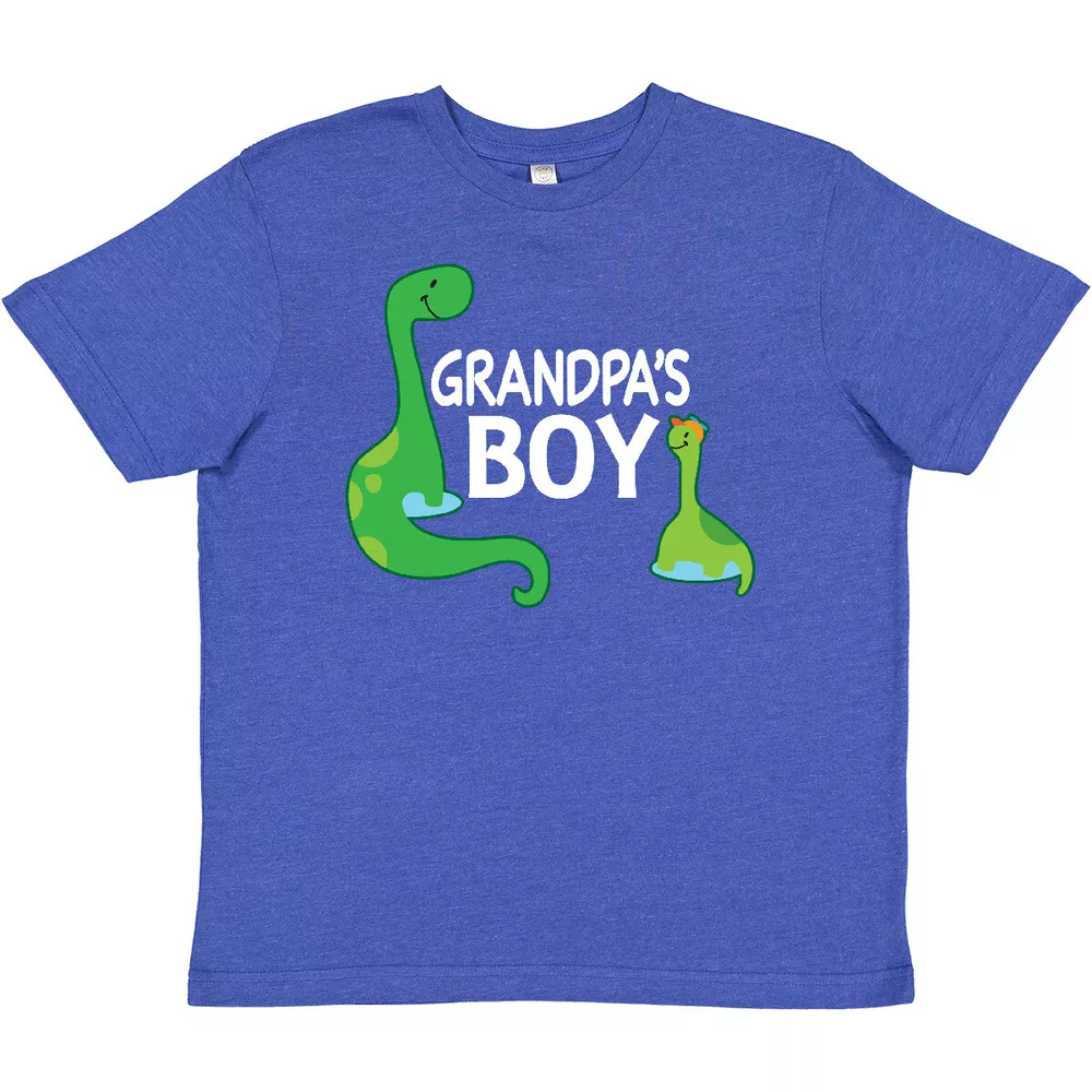 Bella Canvas Grandpas Boy Grandson Dinosaur Grandpa Cute Dino Boys Toddler Shirt - Walmart.com