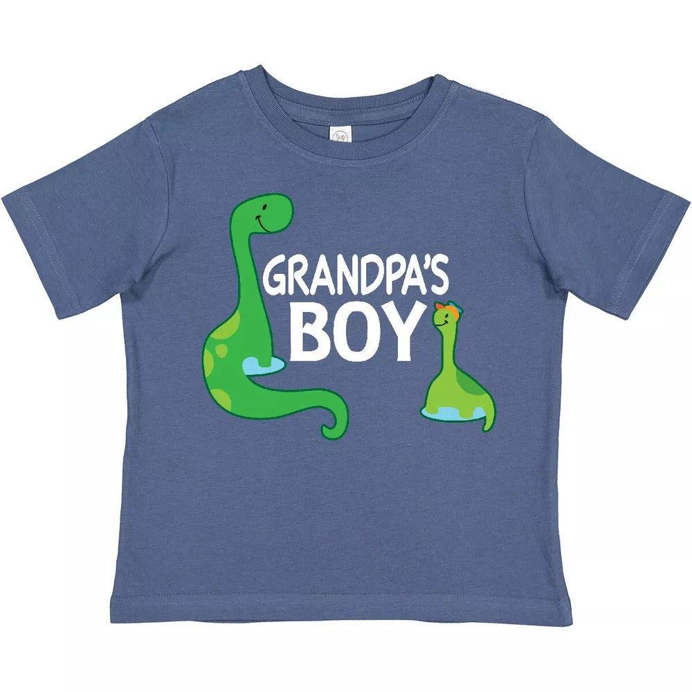 Bella Canvas Grandpas Boy Grandson Dinosaur Toddler Shirt Grandpa Cute Gift Dino Toddler Shirt ...