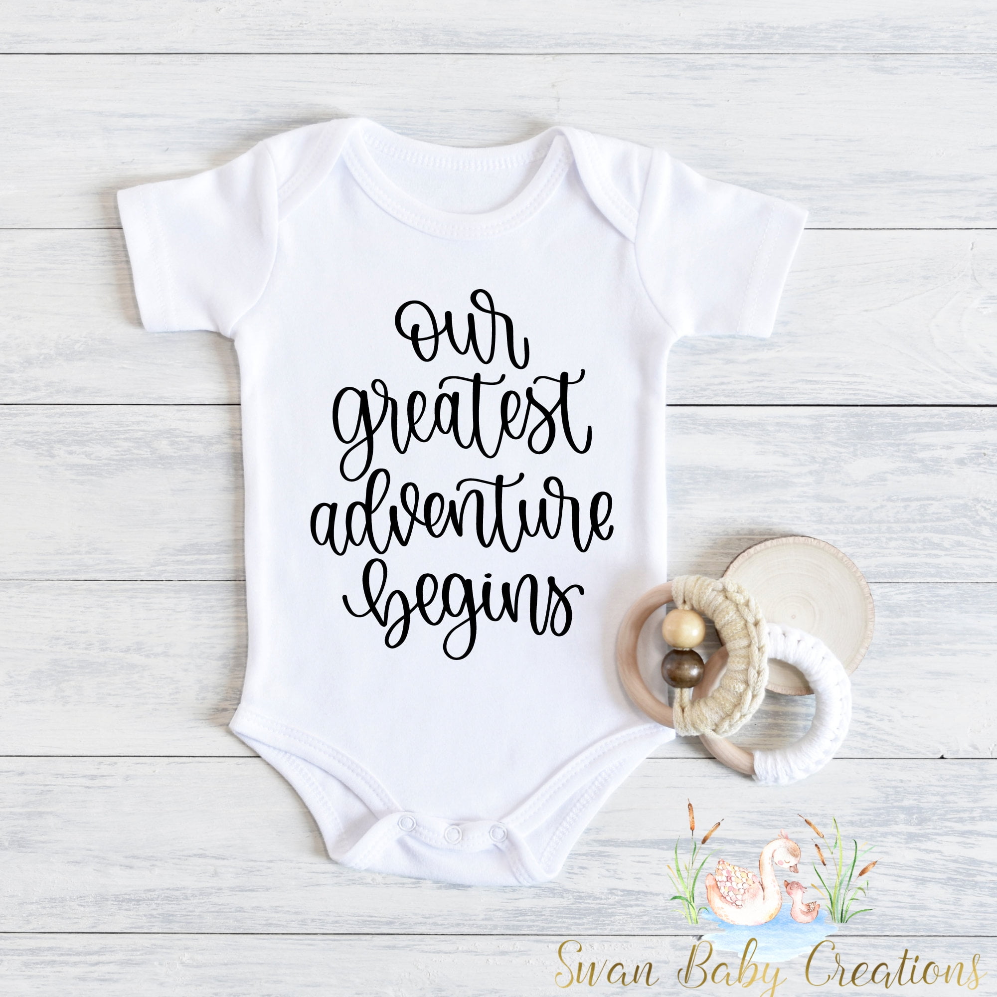 Bella Canvas with Our Greatest Adventure Begins, Grandchild, First ...