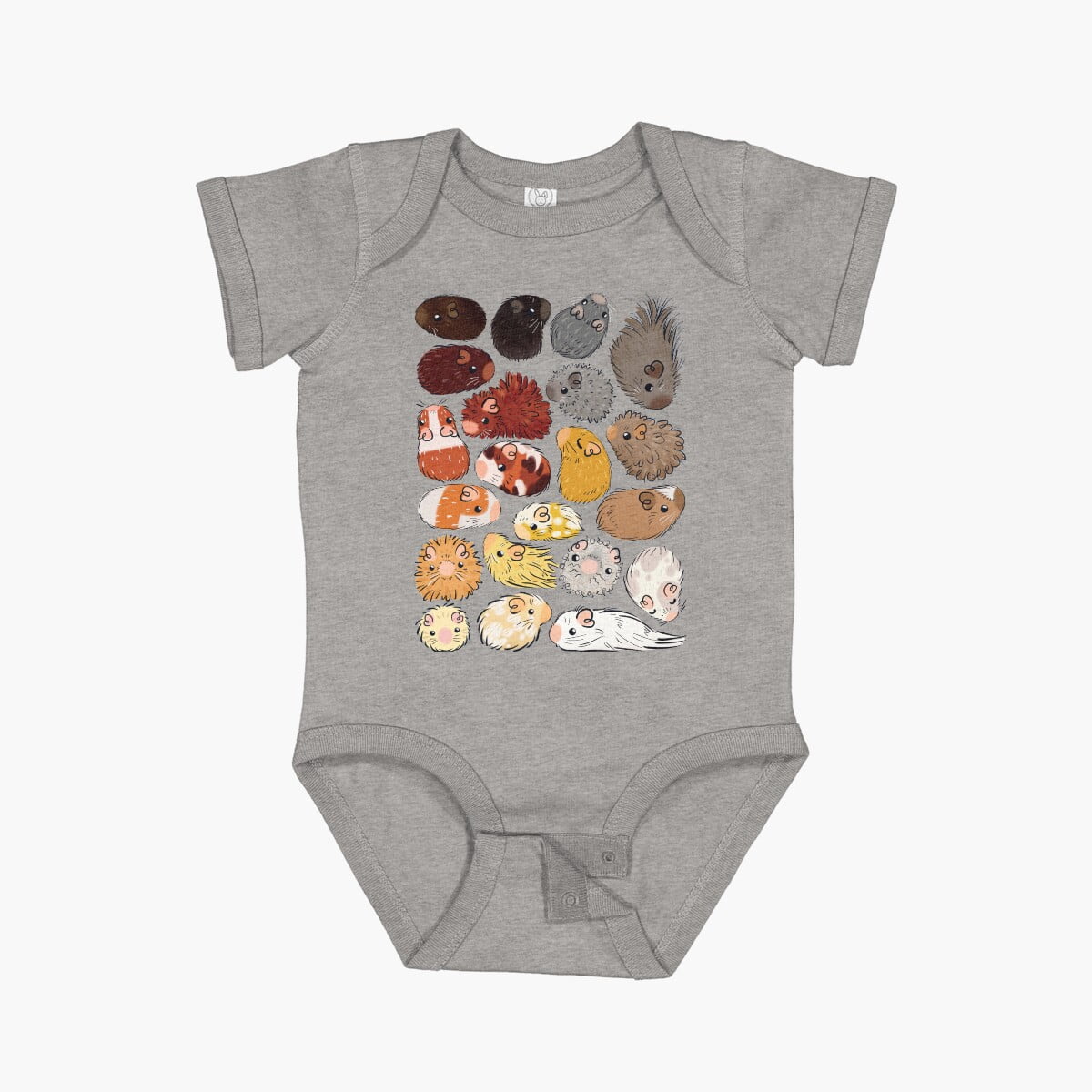 Bella Canvas Guinea Pig Gradient Short Sleeve Baby One-Piece Newborn ...
