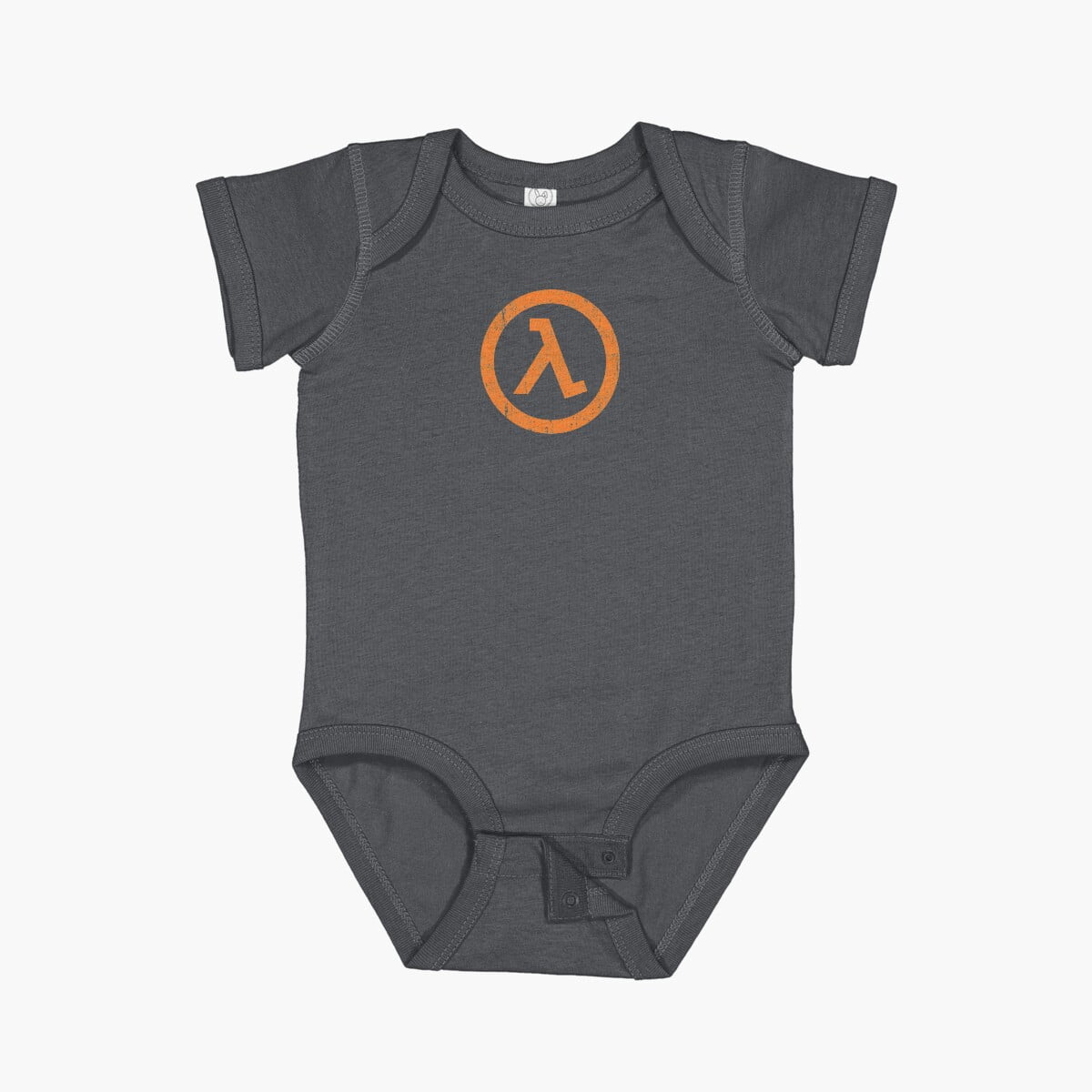 Bella Canvas Half Life Lambda Symbol Short Sleeve Baby One-Piece ...