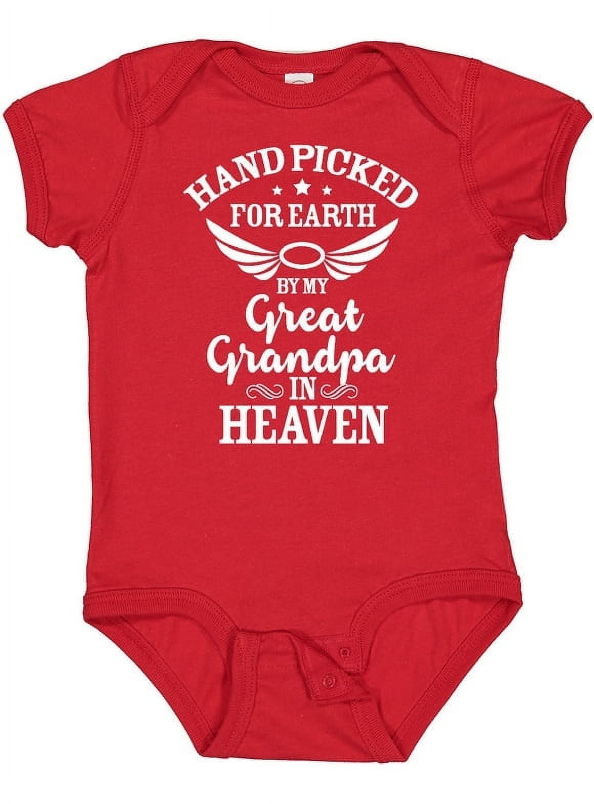 Bella Canvas Handpicked for Earth by My Great Grandpa in Heaven Boys or ...