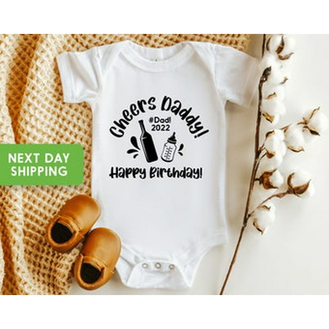 Bella Canvas Happy Birthday Dad Onesie, Uncle Bodysuit, Grandpa Baby ...