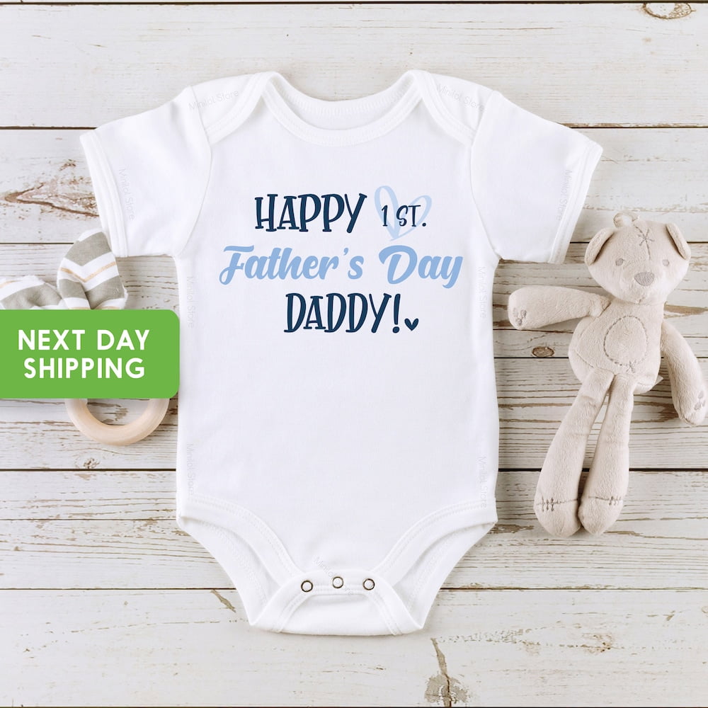 Bella Canvas Happy Fathers Day Baby Boys Fathers Day Boys Fathers Day Bodysuit, Fathers Day For ...