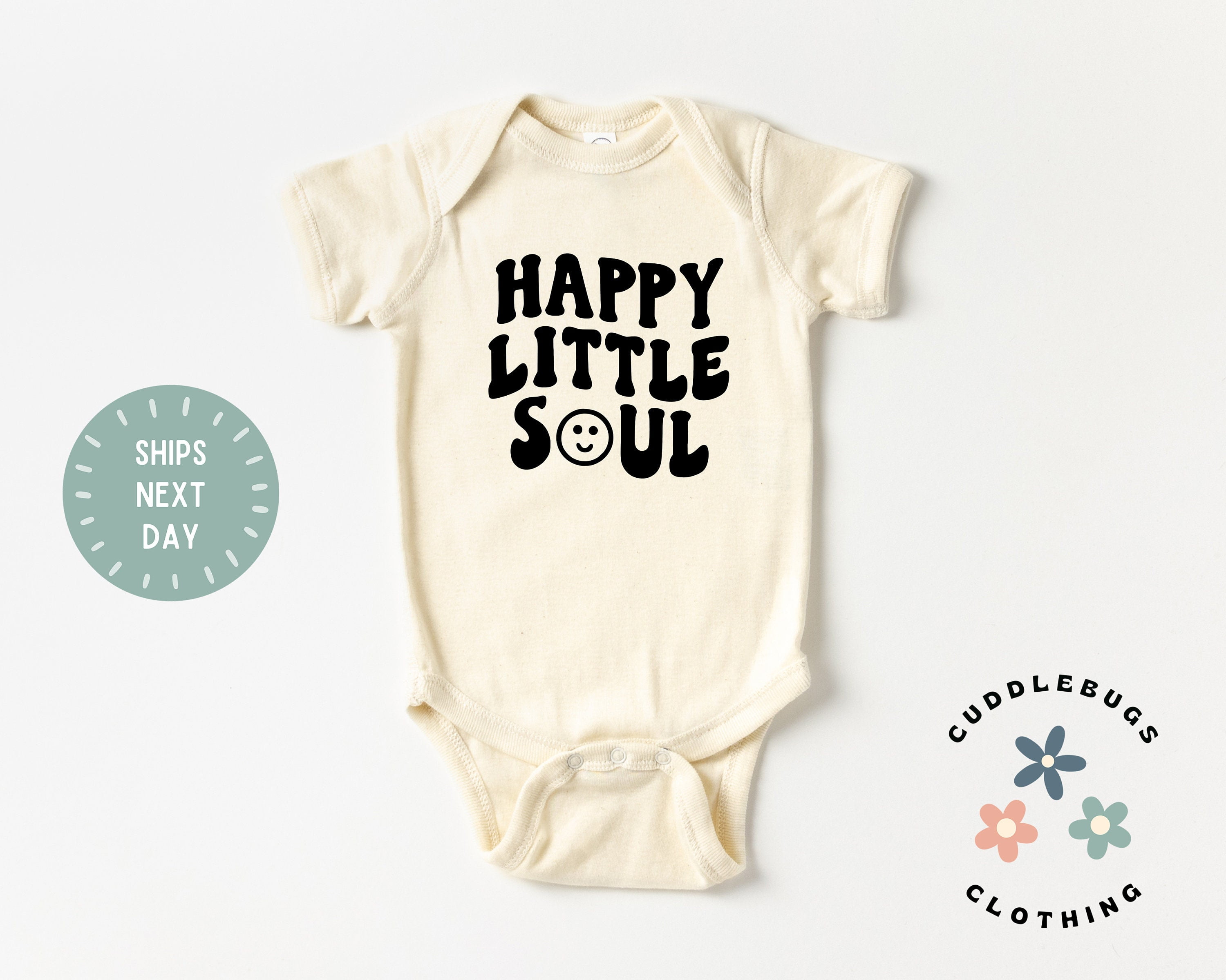 Bella Canvas with Happy Little Soul, Retro Happy Little Soul Smiley ...