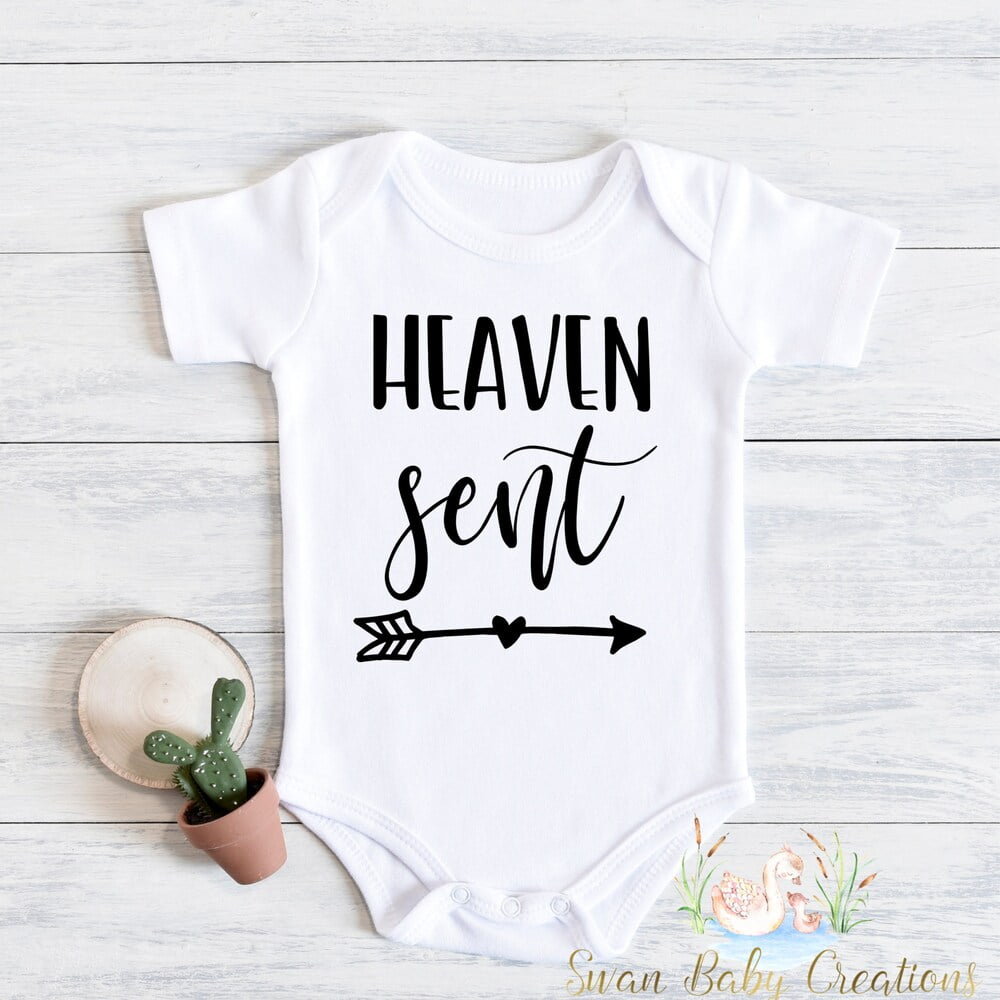 Bella Canvas with Heaven Sent Organic Cotton, Gender Neutral Baby Gift ...