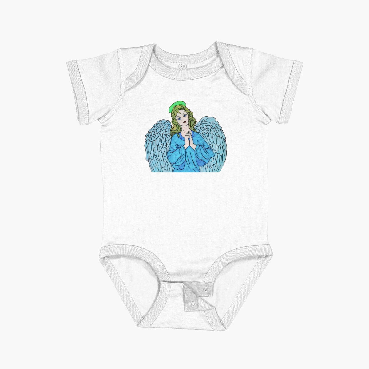 Bella Canvas Heavenly Angel Short Sleeve Baby One-Piece Newborn Gender ...