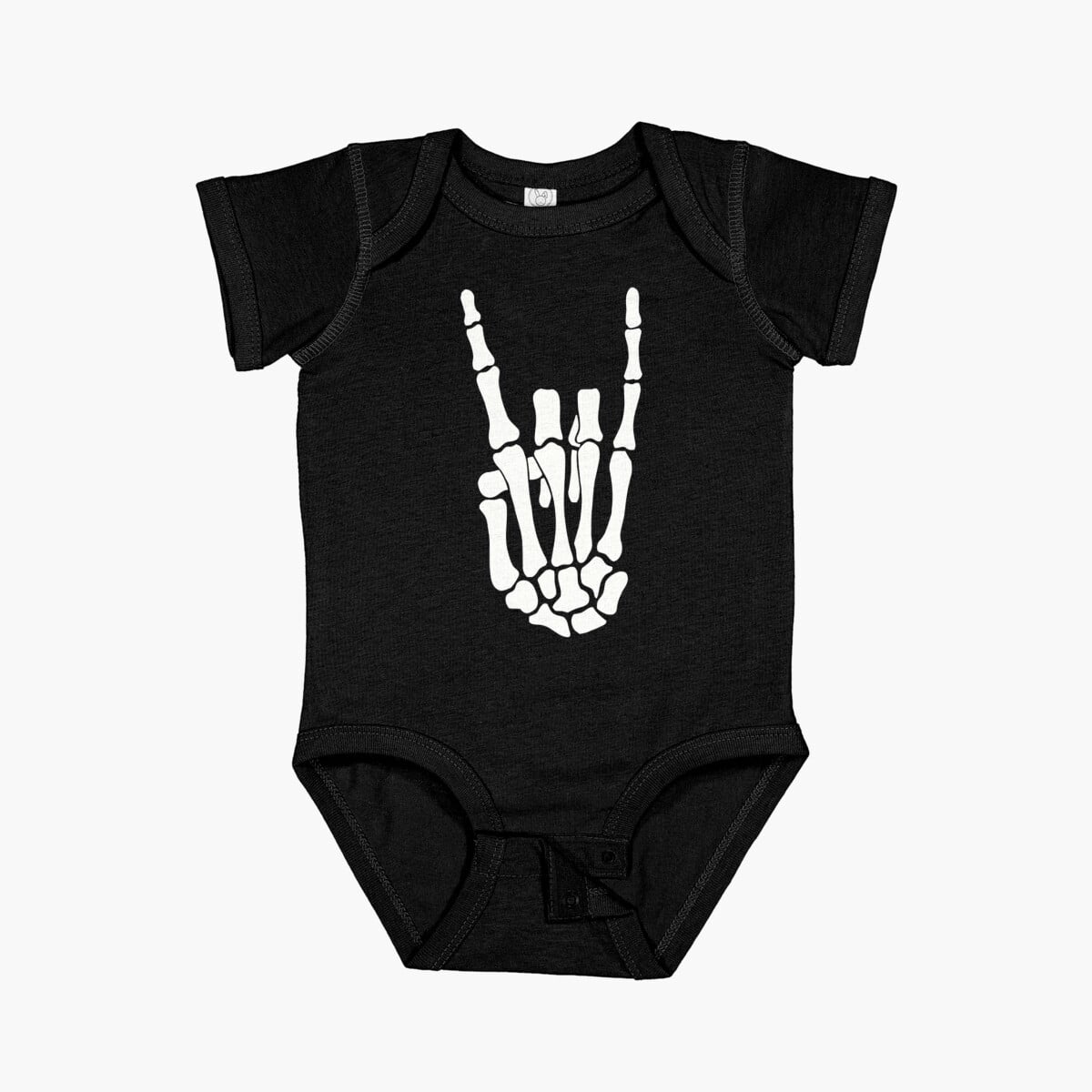 Bella Canvas Heavy Metal To The Bone Short Sleeve Baby One-Piece ...