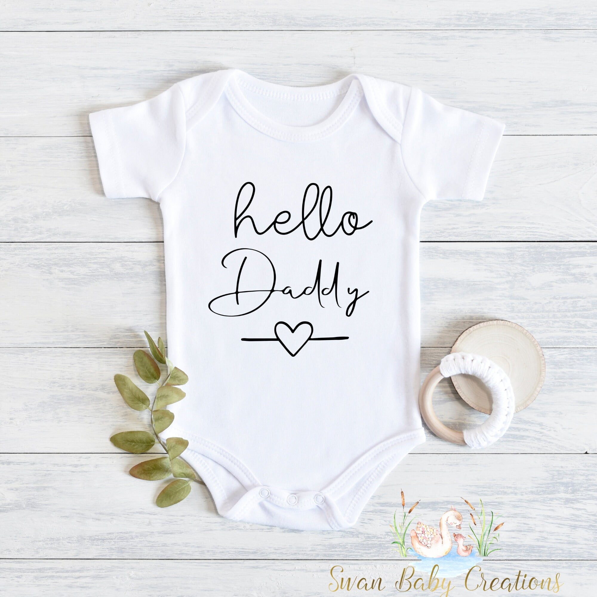 Bella Canvas with Hello Daddy, Hello Daddy, Husband Pregnancy Announcement, Pregnancy ...