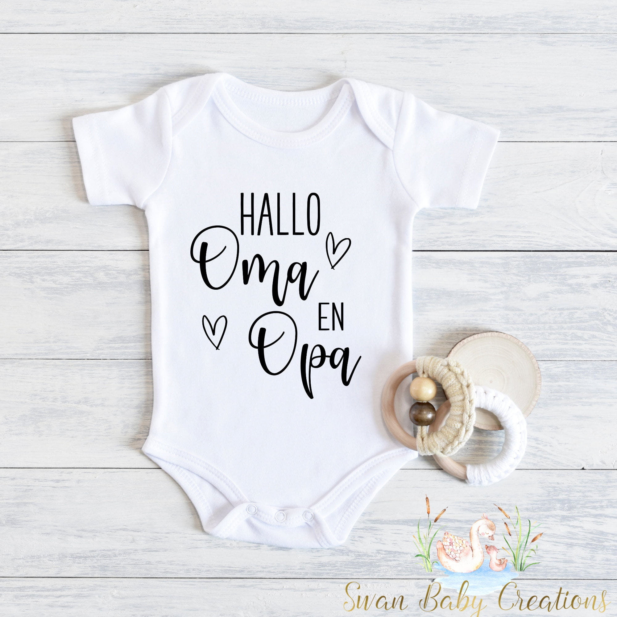 Bella Canvas with Hello Oma And Opa, Pregnancy Announcement, Opa'S Bestie, Gift For Oma Opa ...