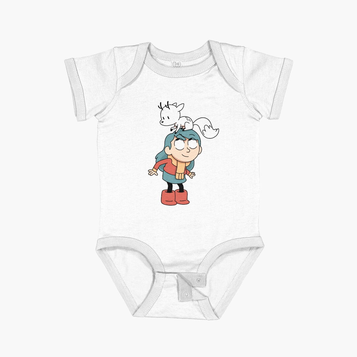 Bella Canvas Hilda And Twig // Hilda Short Sleeve Baby One-Piece ...