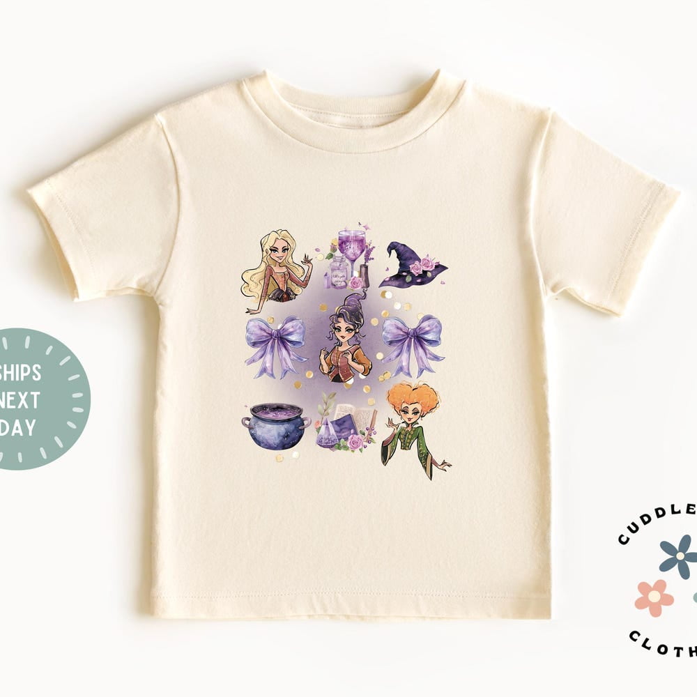 Bella Canvas Hoc Poc Kids Shirt, Sanderson Sisters Bad Witches Kids Tee ...