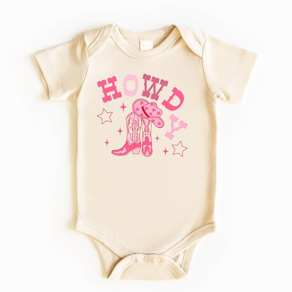 Bella Canvas with Howdy, Cowgirl Baby Outfit,, Baby Girl Outfit, Baby Girl Gifts, Baby Shower ...