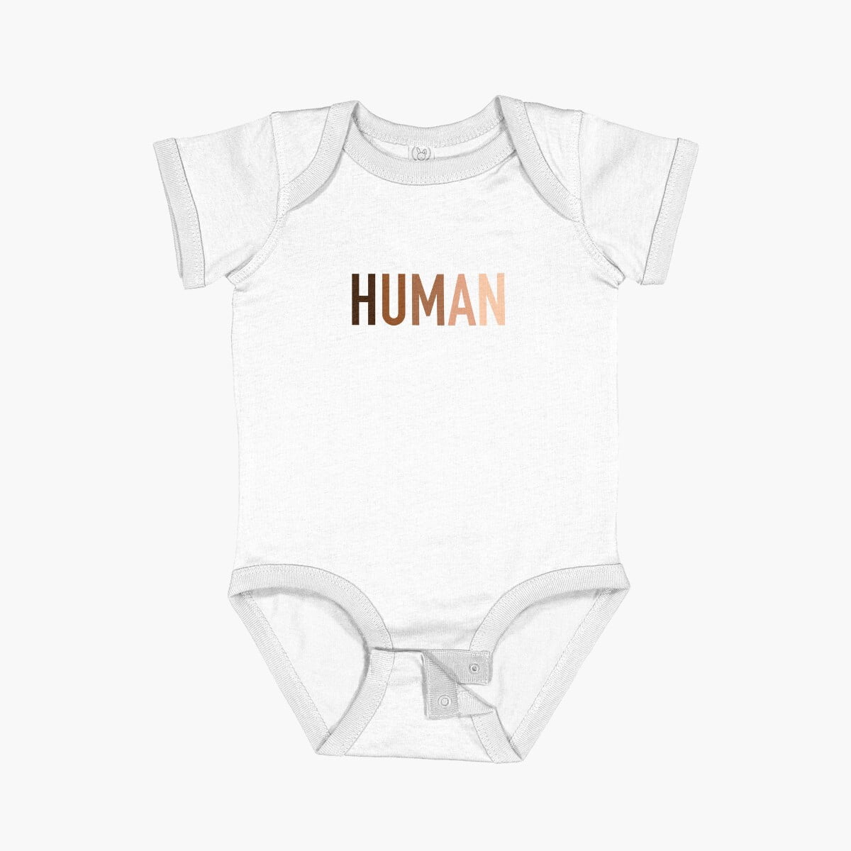 Bella Canvas Human, Skin Tones Short Sleeve Baby One-Piece Newborn ...